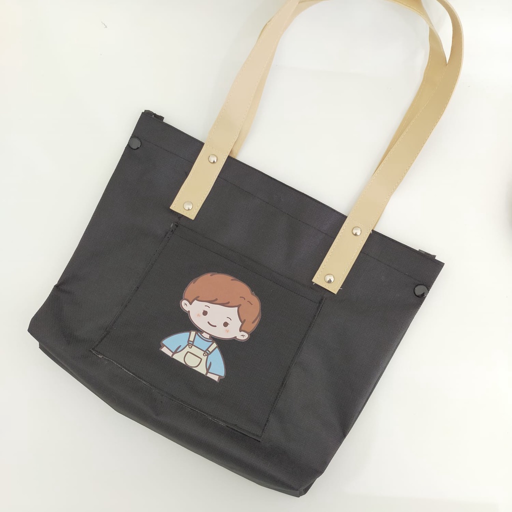 Jual TGS - Tote Bag Wanita Totebag tote Karakter Tote bag wanita Bisa ...