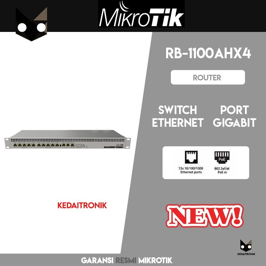 Jual Mikrotik RB 1100 AHx4 RB1100 AH x4 RB1100x4 RB1100AHx4 | Shopee ...