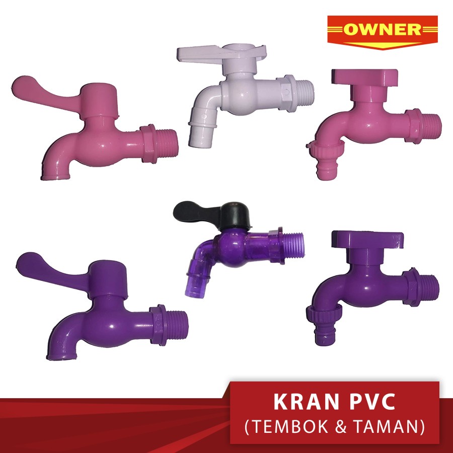 Jual Kran Air Taman Tembok Kamar Mandi PVC Engkol / Baling 1/2 inch 2 ...