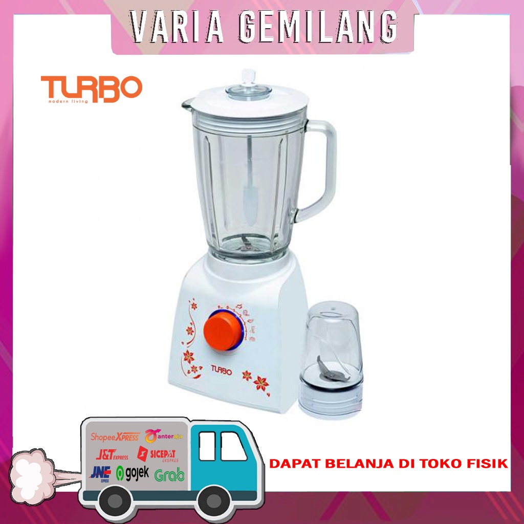 Jual Blender TURBO EHM 8098 2 Liter 2in1 SATU PRODUK DENGAN PHILIPS (KACA) | Shopee Indonesia