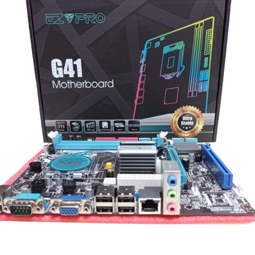 Jual MOTHERBOARD EZPRO G41 SOKET LGA 775 GARANSI 1 TAHUN BARU ORIGINAL ...