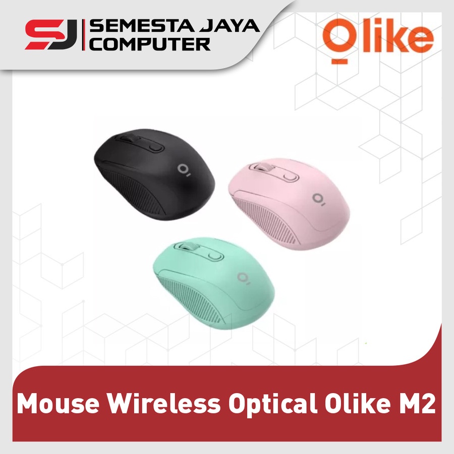 Jual Mouse Wireless Optical Olike M2 Garansi Resmi | Shopee Indonesia