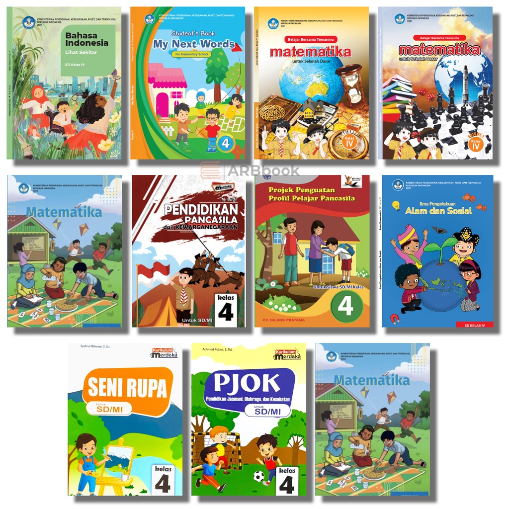 Jual BUKU KURIKULUM MERDEKA KELAS 4 SD /MI | Shopee Indonesia