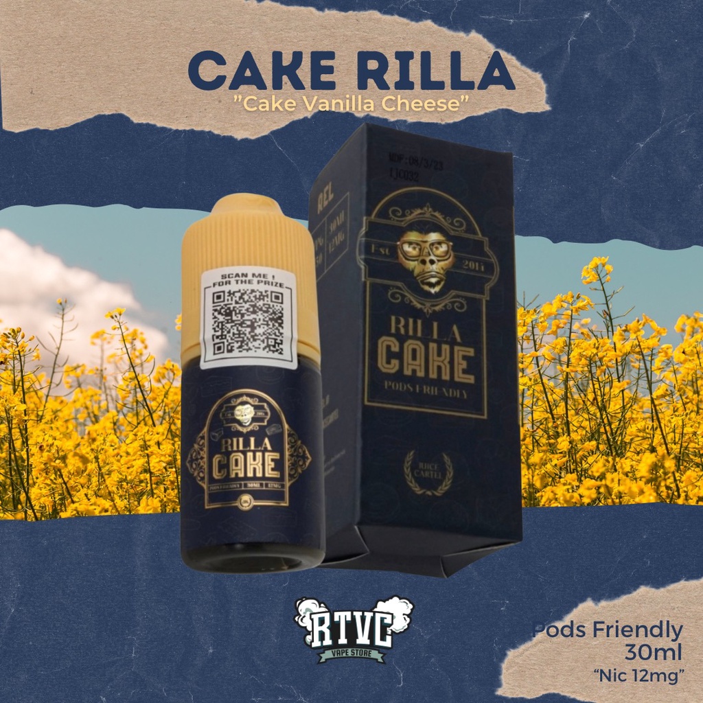 Jual RILLA CAKE Pods Friendly 30ml 12mg by IJC X Hero57 Liquid Saltnic ...