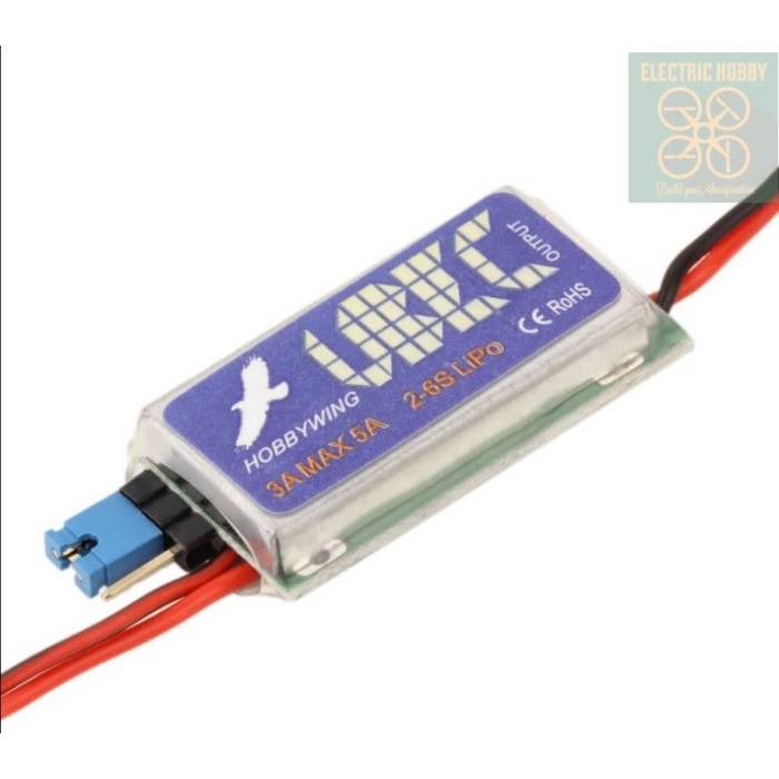 Jual UBEC HobbyWing 3A 5V/6V Full Shielding Antijamming ( lavar stores ...