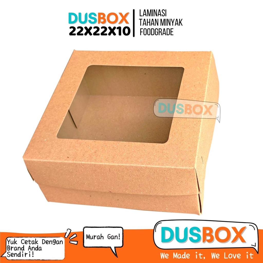 Jual Kemasan Box Catering 22x22x10 / Dox catering / Box Souvenir / Box ...