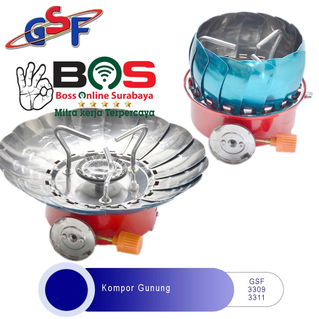 Jual Kompor Camping GSF Kompor Gunung Portable Mini GSF 3309 GSF 3311 Portable Gas Stove ...