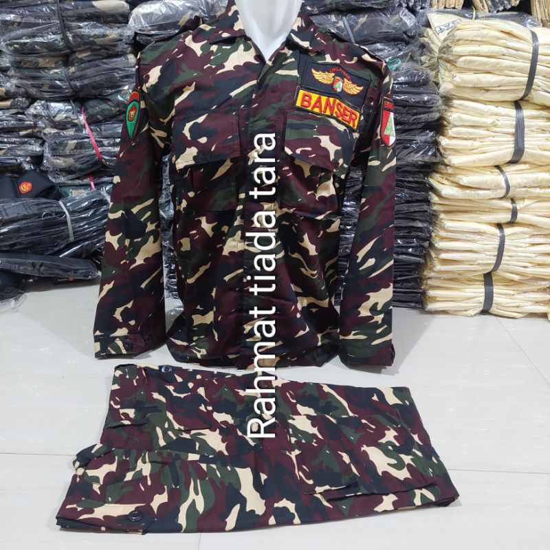 Jual SERAGAM PDL BANSER ANTI AIR BET TIMBUL,SERAGAM BANSER NASIONAL ...