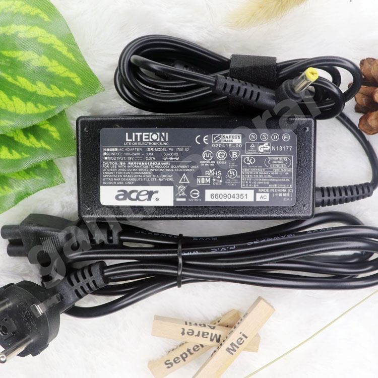 Jual Charger Acer TravelMate P246 P249 P257 P259 P446 P449 P2410 2.37a ...