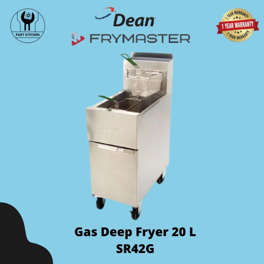 Jual Frymaster Dean Gas Deep Fryer Sr42G Cap 20 Liter | Shopee Indonesia