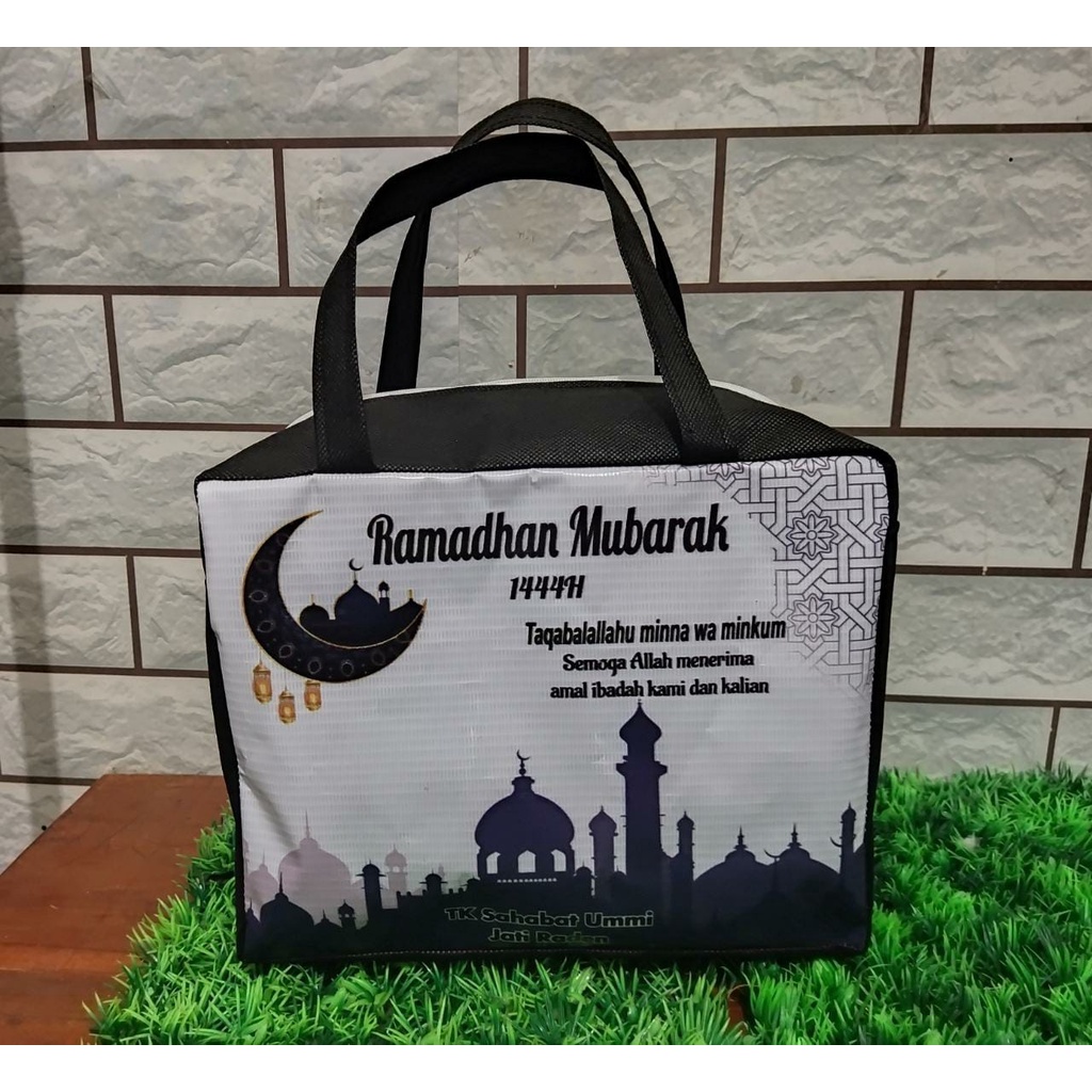 Jual TAS PARCEL LEBARAN RESLETING CUSTOM FREE DESAIN | Shopee Indonesia