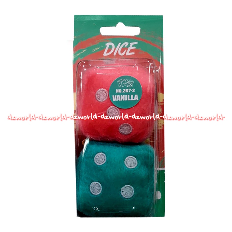 Jual Flamingo Dadu Gantungan Mobil Hiasan Dice Air Freshener Pengharum ...
