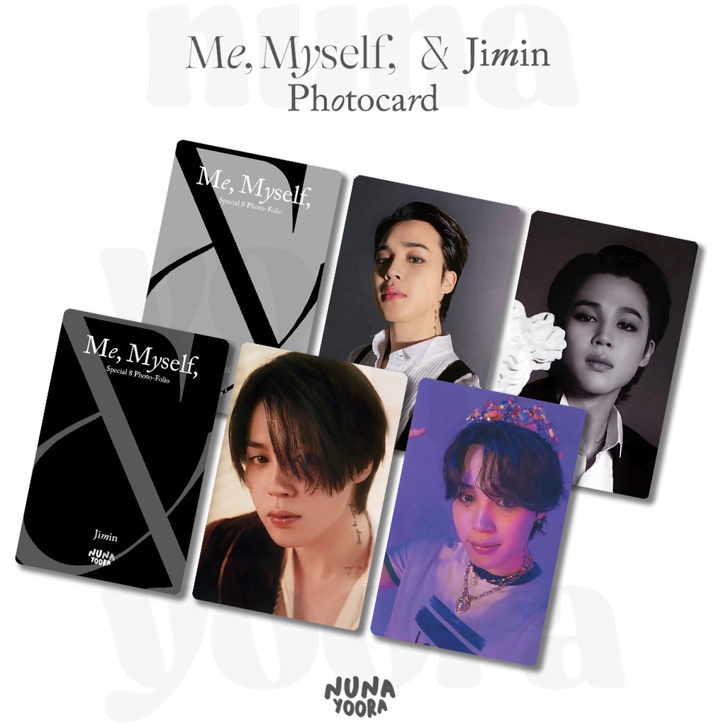 Jual Me, Myself & Jimin Photocard "ID : Chaos" BTS KPOP photocard Bangtan jimin park jimin 2022 ...
