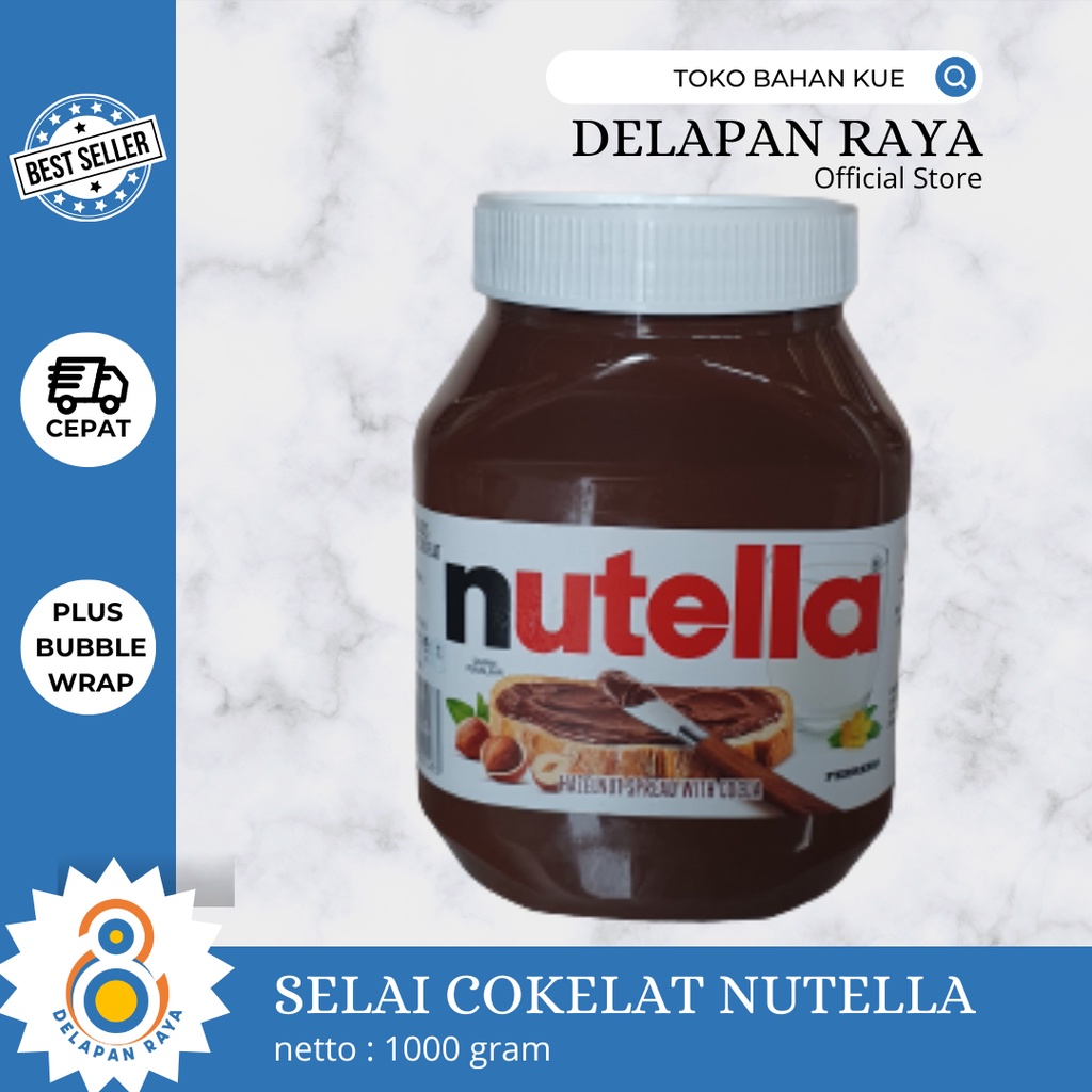 Jual NUTELLA SELAI COKELAT 1KG - 8Raya | Shopee Indonesia