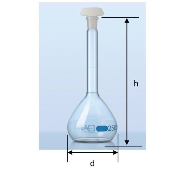 Jual Volumetric Flask 500mL. Labu Ukur. Class A. Plastic Stopper.DURAN hen08 | Shopee Indonesia