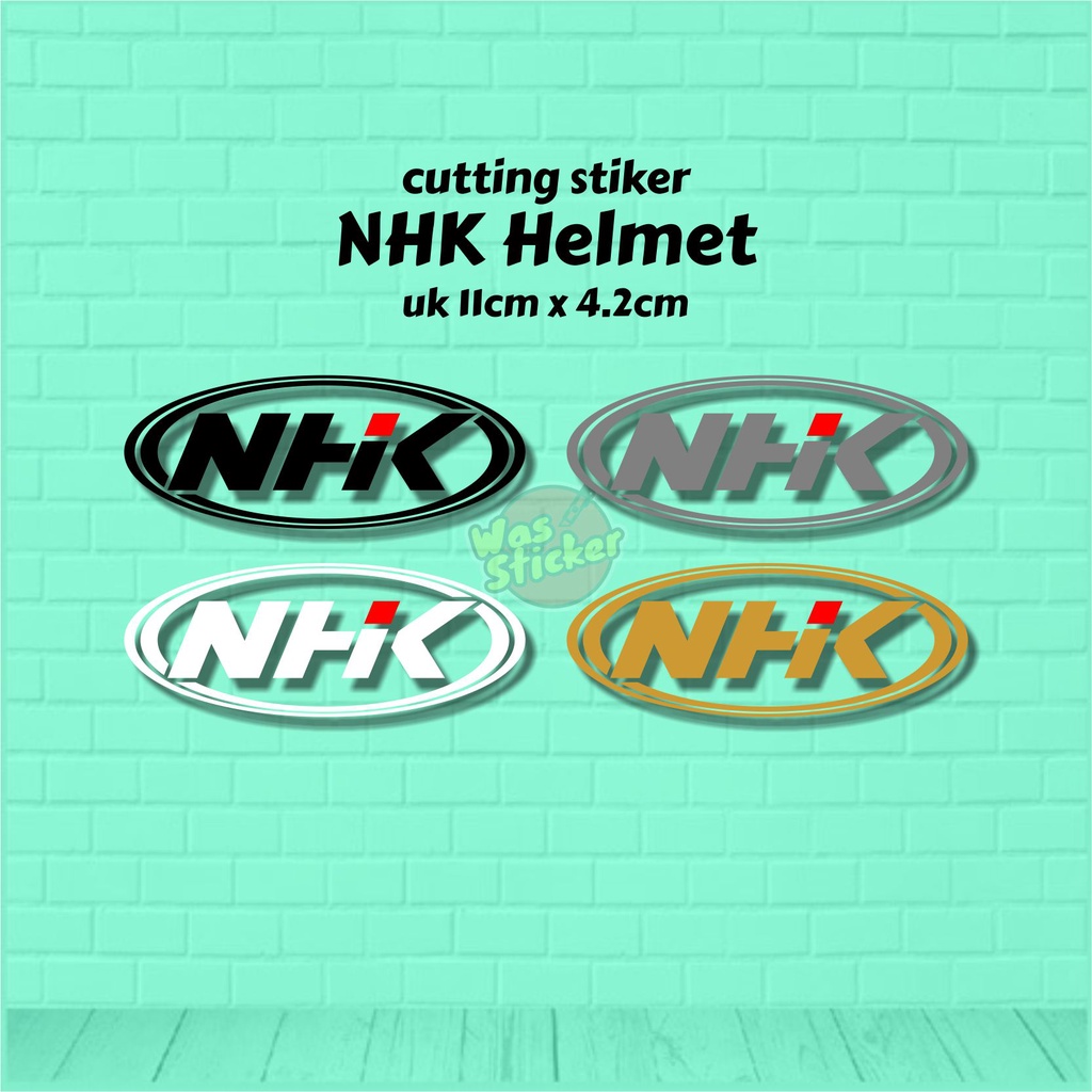 Jual cutting sticker logo NHK helmet oracal | Shopee Indonesia