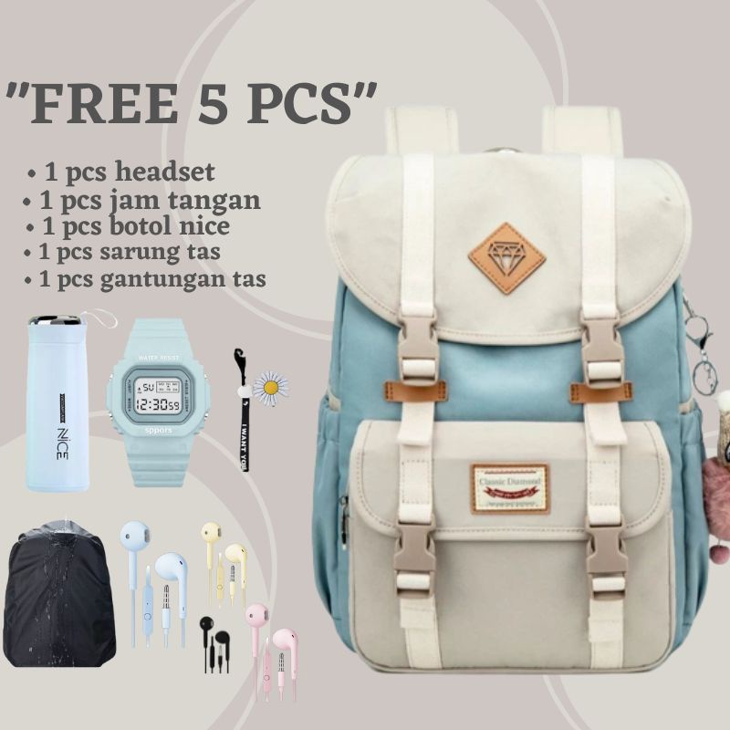 Jual Gudang Tas / RANSEL KANVAS REMAJA KEKINIAN / Tas Sekolah Sd, Smp, Sma | Shopee Indonesia