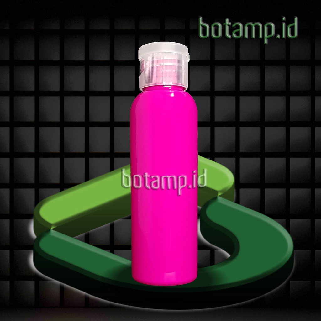Jual Botol Fliptop BR 100 ml Warna Pink Pastel Mapel | Shopee Indonesia