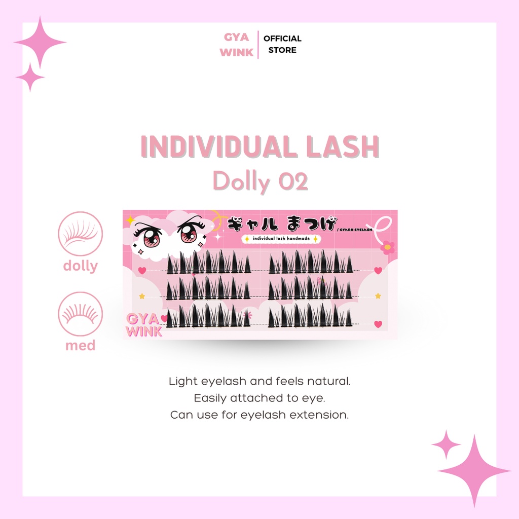 Jual Gyawink Dolly 02 Individual Lash Bulu Mata Tanam Eyelash Extension ...