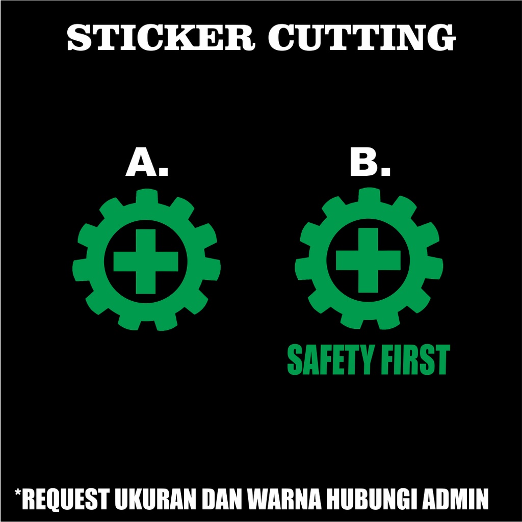 Jual Stiker Cutting Logo Safety First / Sticker Cutting | Shopee Indonesia