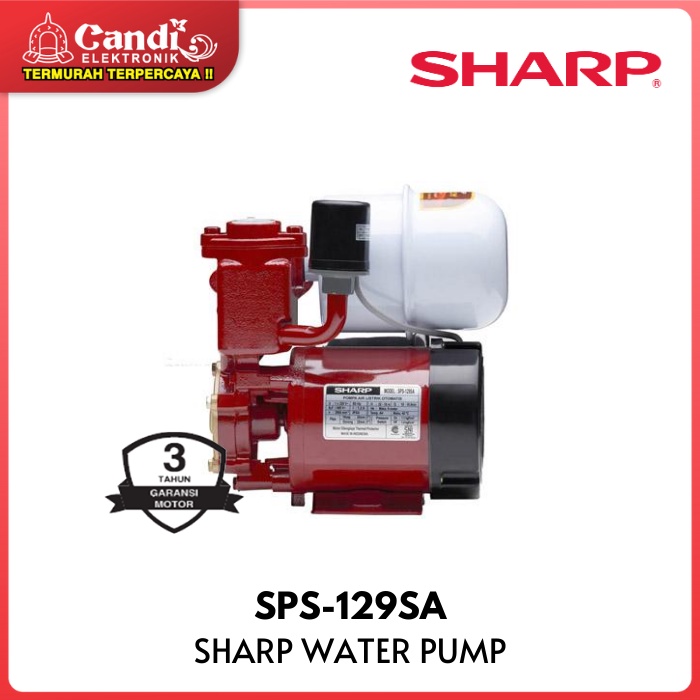 Jual SHARP Water Pump Pompa Pressure Switch Air SPS-129SA | Shopee ...