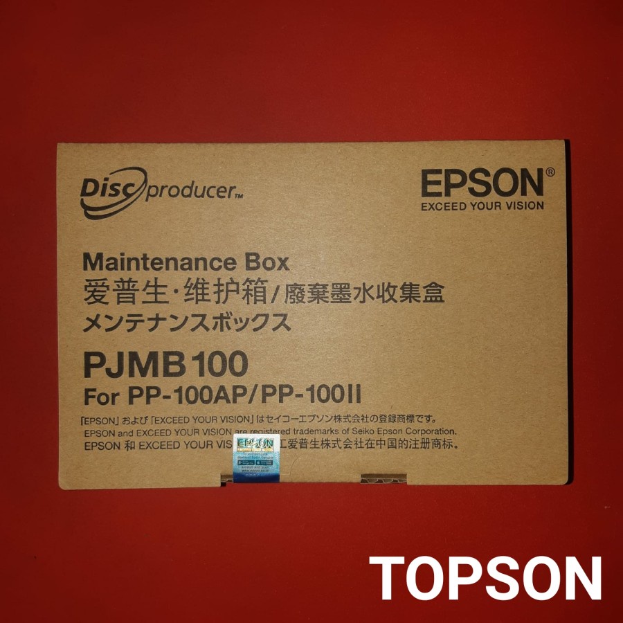 Jual Epson Maintenance box PJMB100 for disc producer PP-100ii | Shopee ...