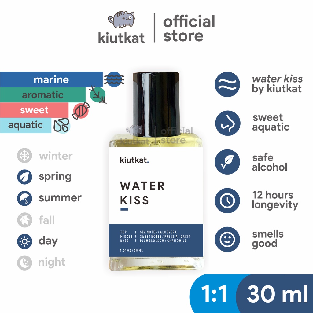 Jual WATER KISS by KIUTKAT - Parfum Wanita Original Isi 30ml | Searah ...