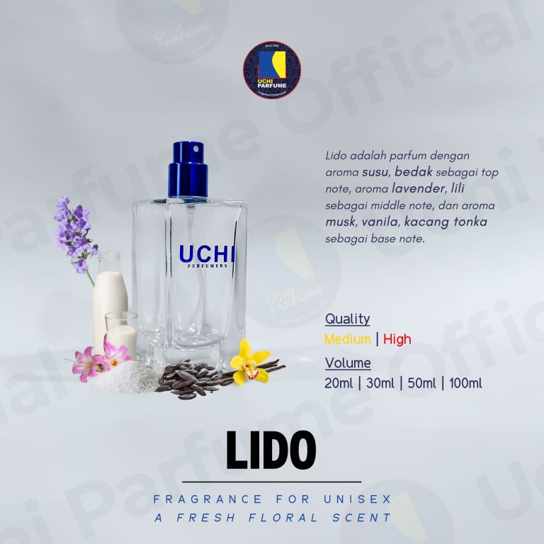 Jual Uchi Parfume Lido (20ml,30ml,50ml,100ml) | Shopee Indonesia