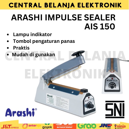 Jual PEREKAT PLASTIK / IMPULSE SEALER AIS 150 / 200 / 300 / 400 / ARS ...