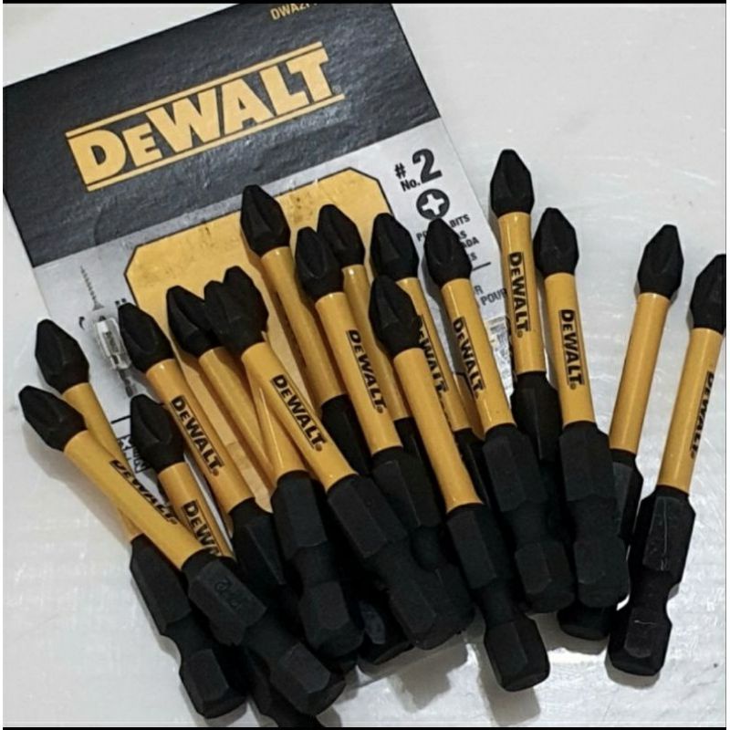 Jual MATA OBENG DEWALT FLEXTORQ PH 2 (6CM) MATA OBENG BOR DEWALT ...