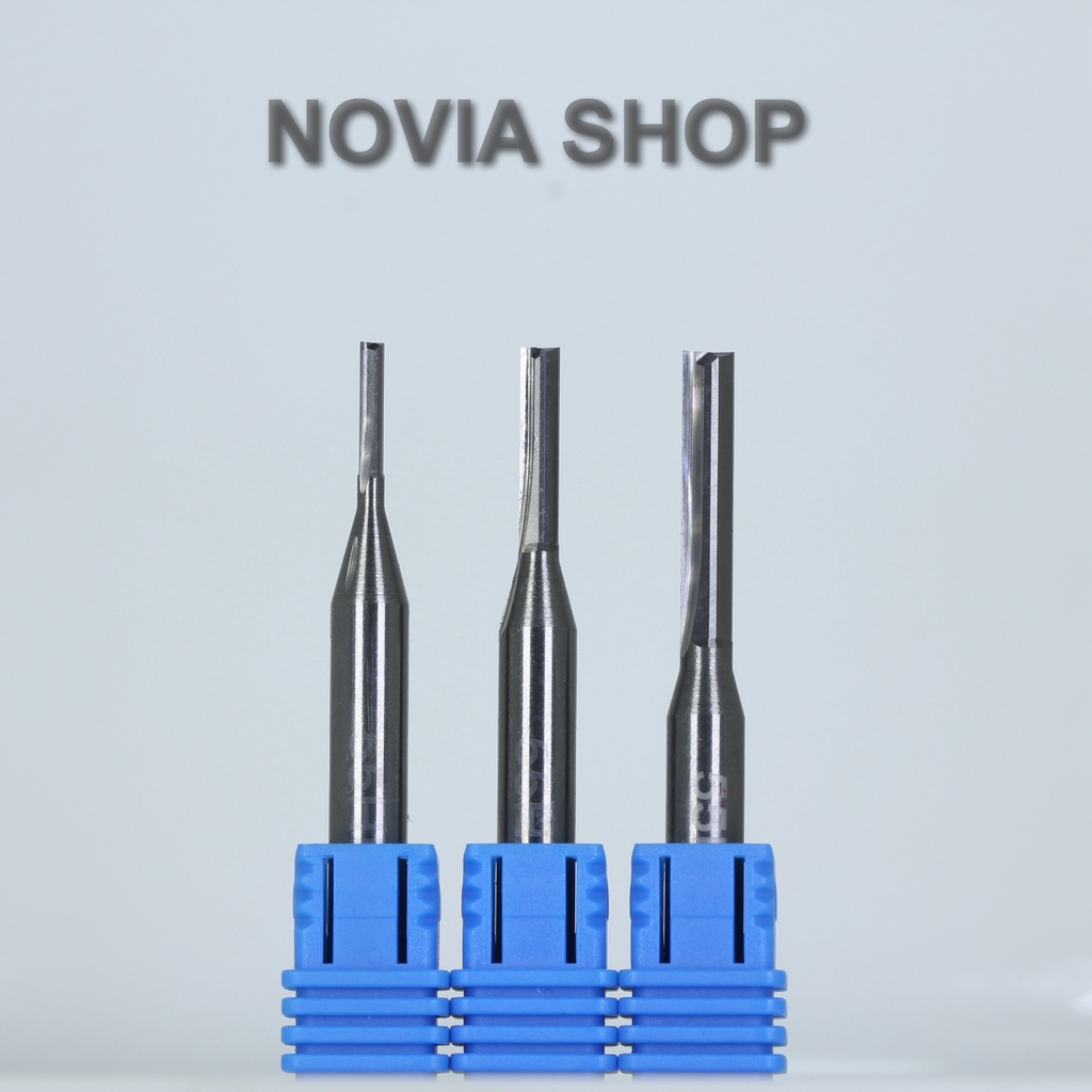 Jual Endmill Double Straight Flute Carbide Shank 6mm Mata Router Kayu ...