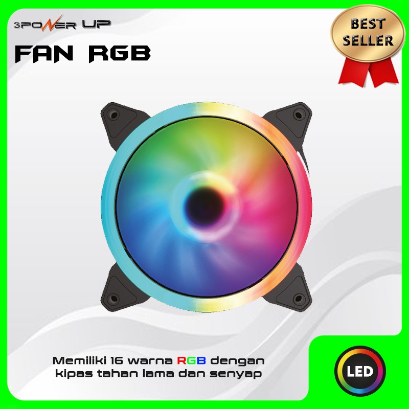 Jual FAN ARGB RAPTOR 12CM / FAN CHASING RGB / FAN CASING 12CM 16 COLOUR ...