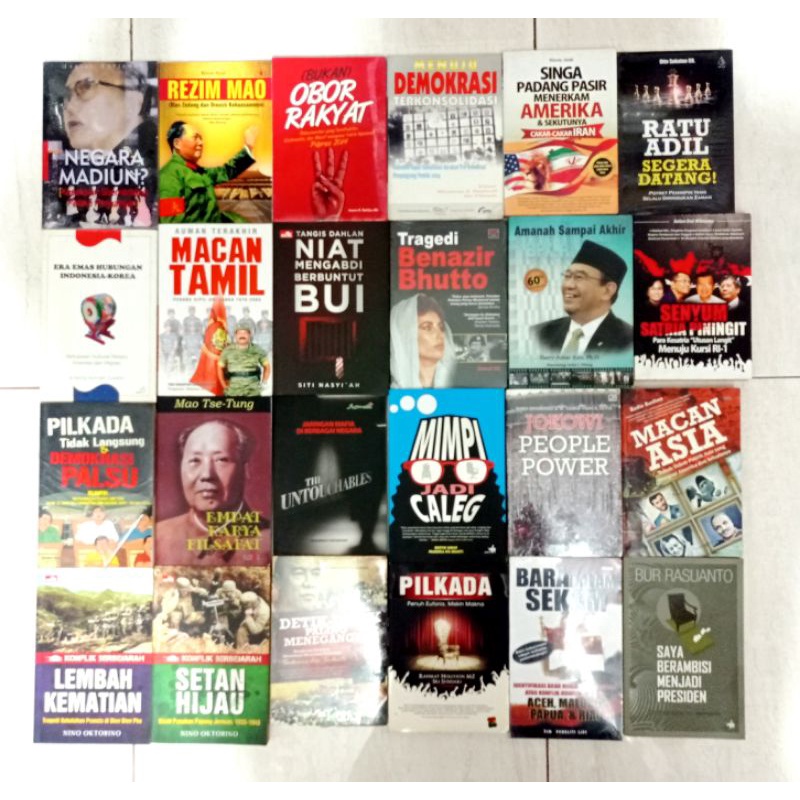 Jual Obral Buku Politik / Sosial / Demokrasi / Hukum / Ilmu sosial / Biografi / Sejarah (3 ...