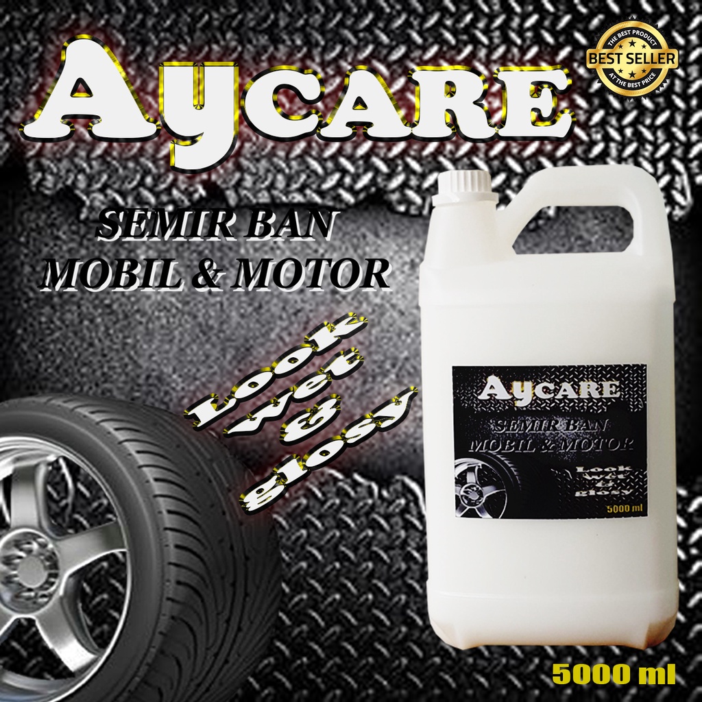 Jual Semir Ban Mobil Motor AYcare Berkualitas Isi 5 Liter 5000 ml ...