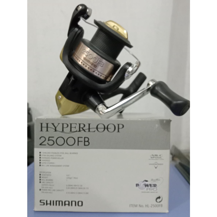 Jual Reel kerekan pancing SHIMANO HYPERLOOP 2500FB | Shopee Indonesia