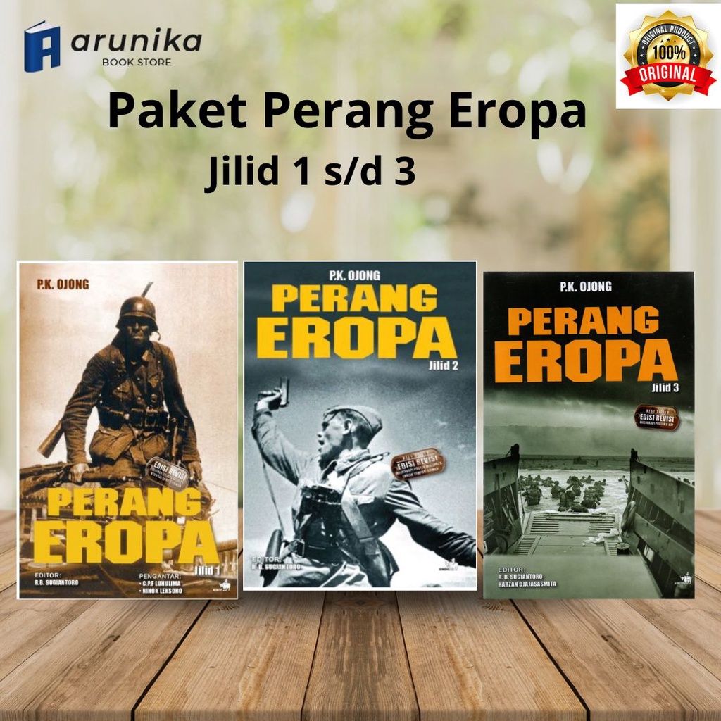 Jual Buku Perang Eropa Jilid Lengkap 3 Buku Edisi Revisi Oleh Pk Ojong
