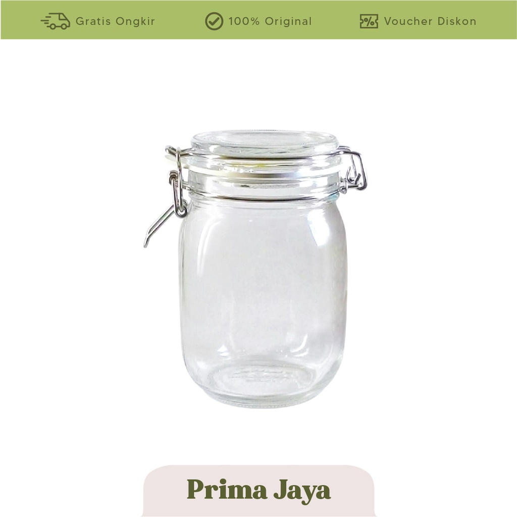 Jual PrimaJaya KORKEN Toples / Stoples penyimpanan makanan, Sedang ...