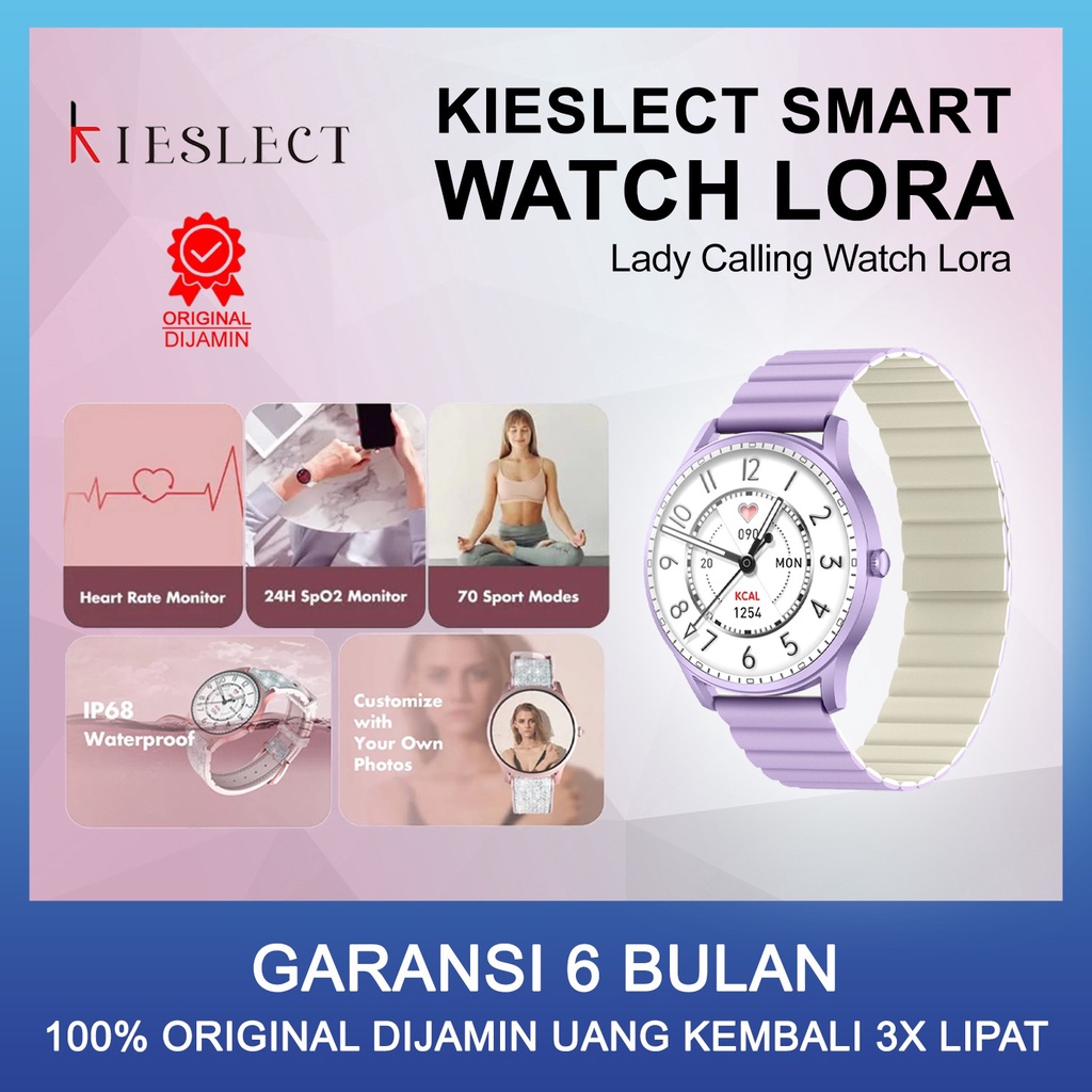 Jual Kieslect Lady Calling Watch Lora | Shopee Indonesia