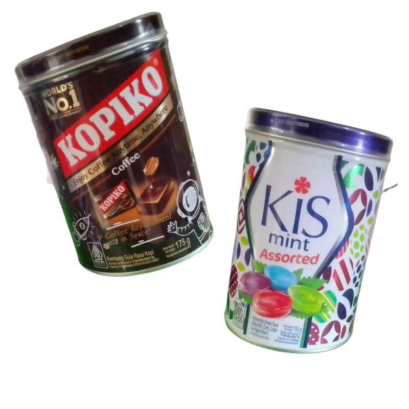 Jual Permen Kopiko kaleng/kiss mint /Tamarin kaleng 150 g | Shopee ...