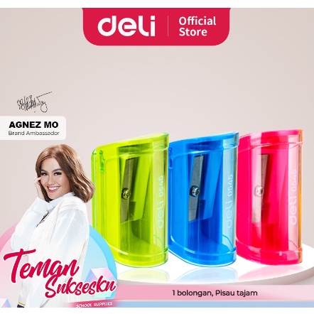 Jual Peruncing Deli Neon Pencil Sharpener 0545 | Shopee Indonesia
