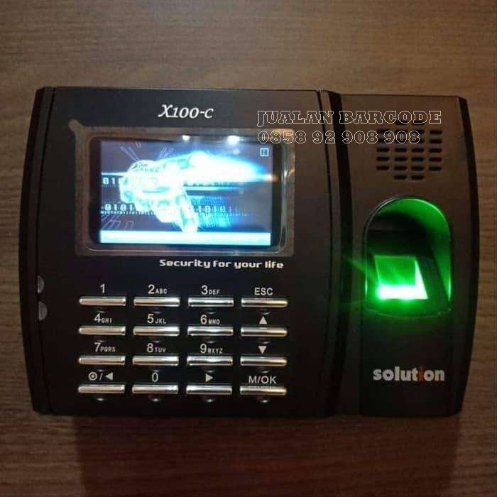 Jual Mesin Absensi Sidik jari Solution X100C X100 C MESIN ABSENSI ...