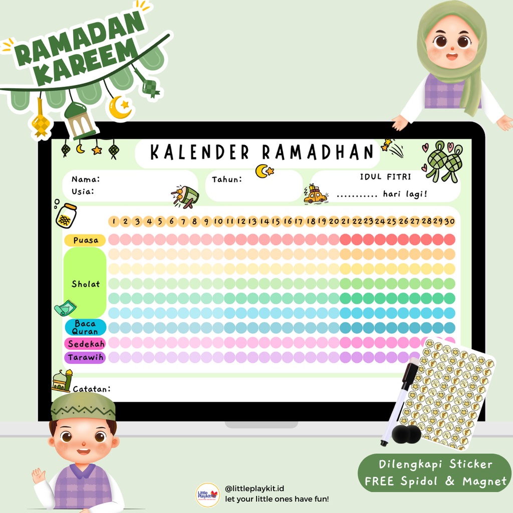 Jual Kalender Ramadhan Anak | Shopee Indonesia