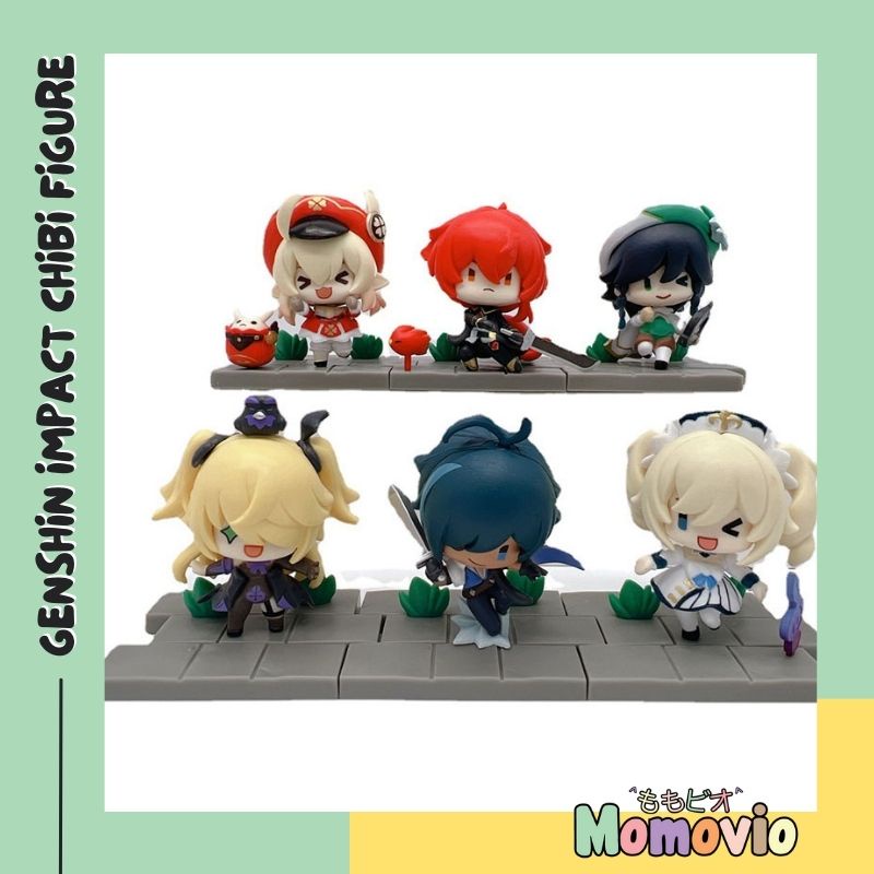 Jual Genshin Impact Action Figure Chibi Battlefield Heroes Liyue ...