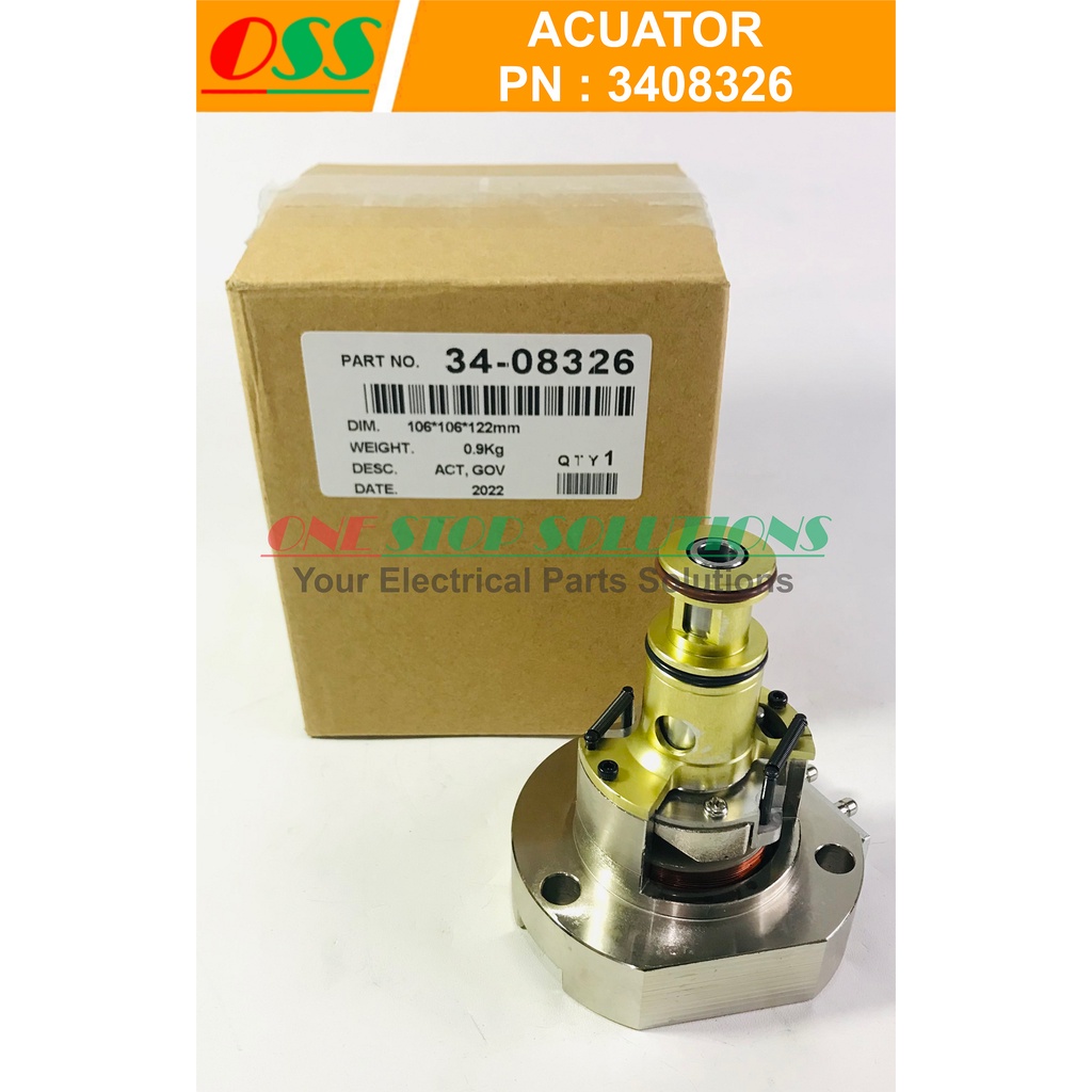 Jual ACUATOR CUMMINS 3408326 / ACTUATOR GOVERNORS 34-08326 (KTA38-G5 ...
