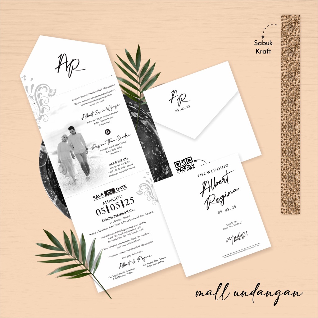 Jual UNDANGAN PERNIKAHAN SEMI AMPLOP MATTE BWE - UNDANGAN PERNIKAHAN ...