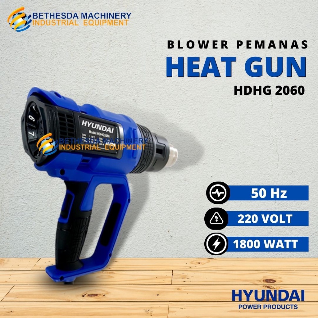 Jual Heat Gun / Hot Gun Elektrik Hyundai HDHG 2060 / Blower Panas 2000 ...