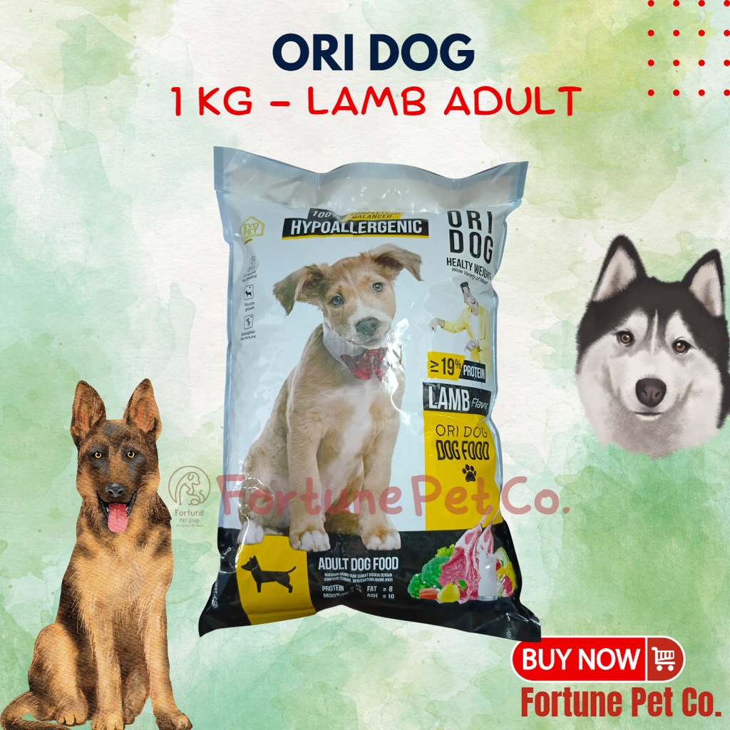 Jual ORI DOG 1 kg Repack - Makanan Anjing Kering Dog Dry Food | Shopee ...