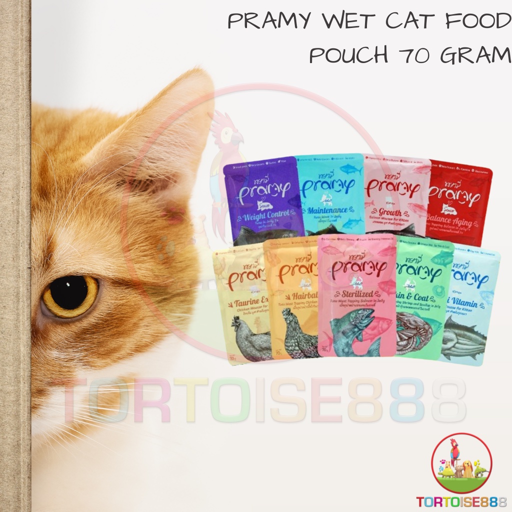Jual PRAMY Cat Wet Food Pouch 70 gram Makanan Basah Kucing Anabul ...