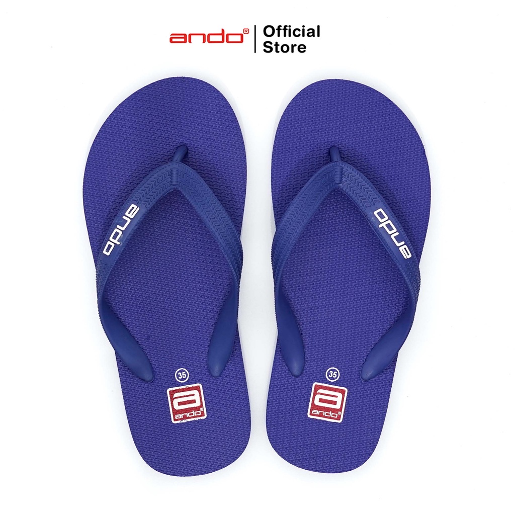 Jual Ando Official Sandal Jepit Hawaii Remaja - R Blue | Shopee Indonesia