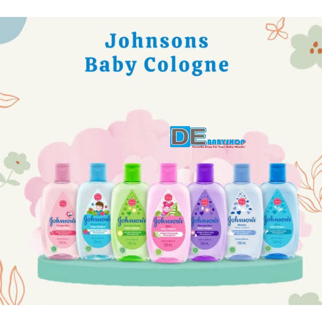 Jual JOHNSONS Baby COLOGNE 100ml / JOHNSONS Baby OIL 125ml & 50ml ...
